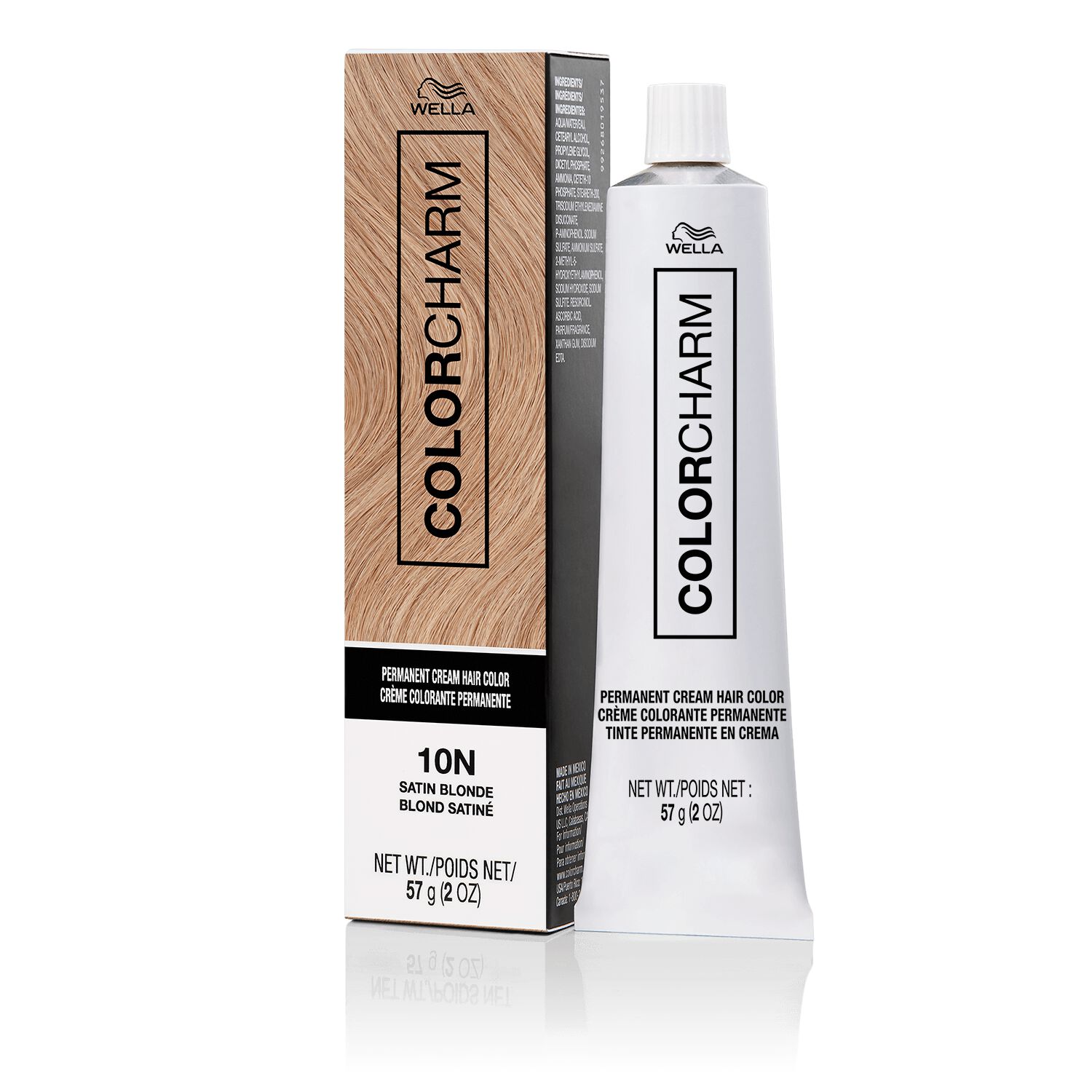 Wella colorcharm 10N Satin Blonde Permanent Cream Hair Color | Hair ...