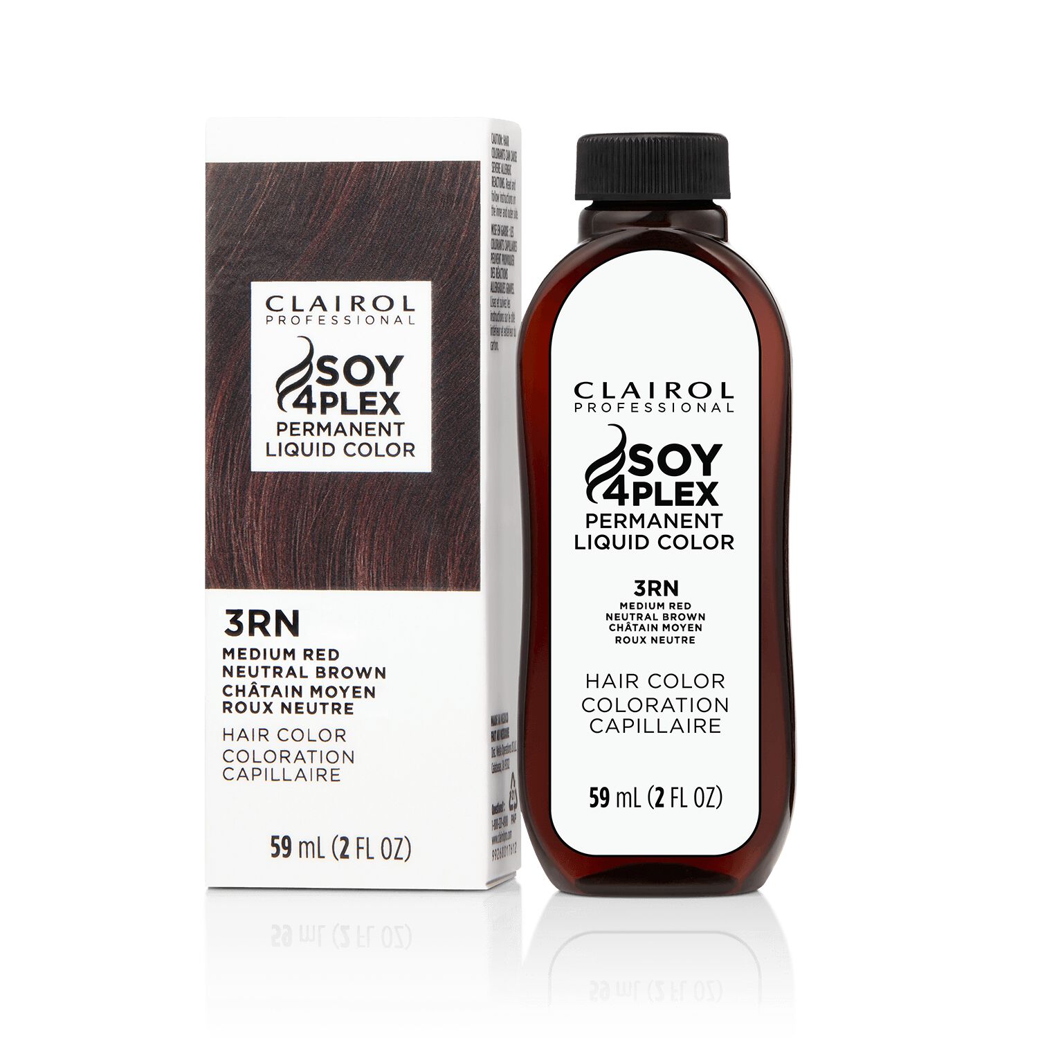 Clairol Professional 3RN/56R Medium Red Neutral Brown LiquiColor ...