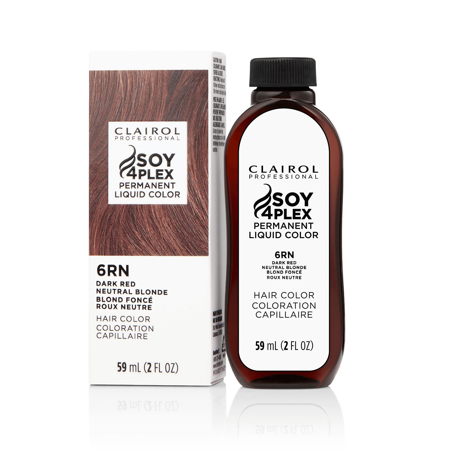 Clairol Professional 6RN Dark Red Neutral Blonde LiquiColor Permanent ...