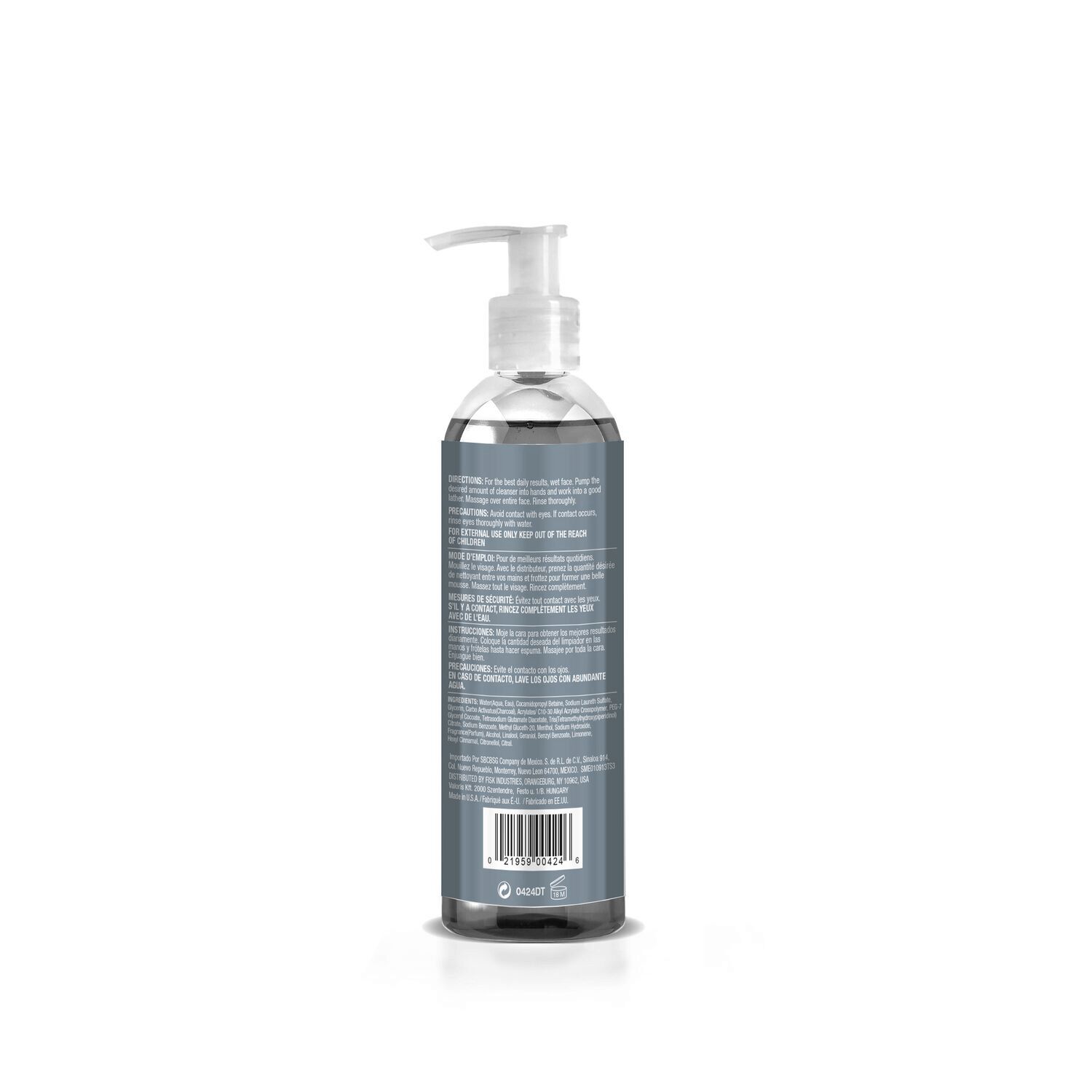 Dermatin-TS Pore Refining Charcoal Gel Cleanser