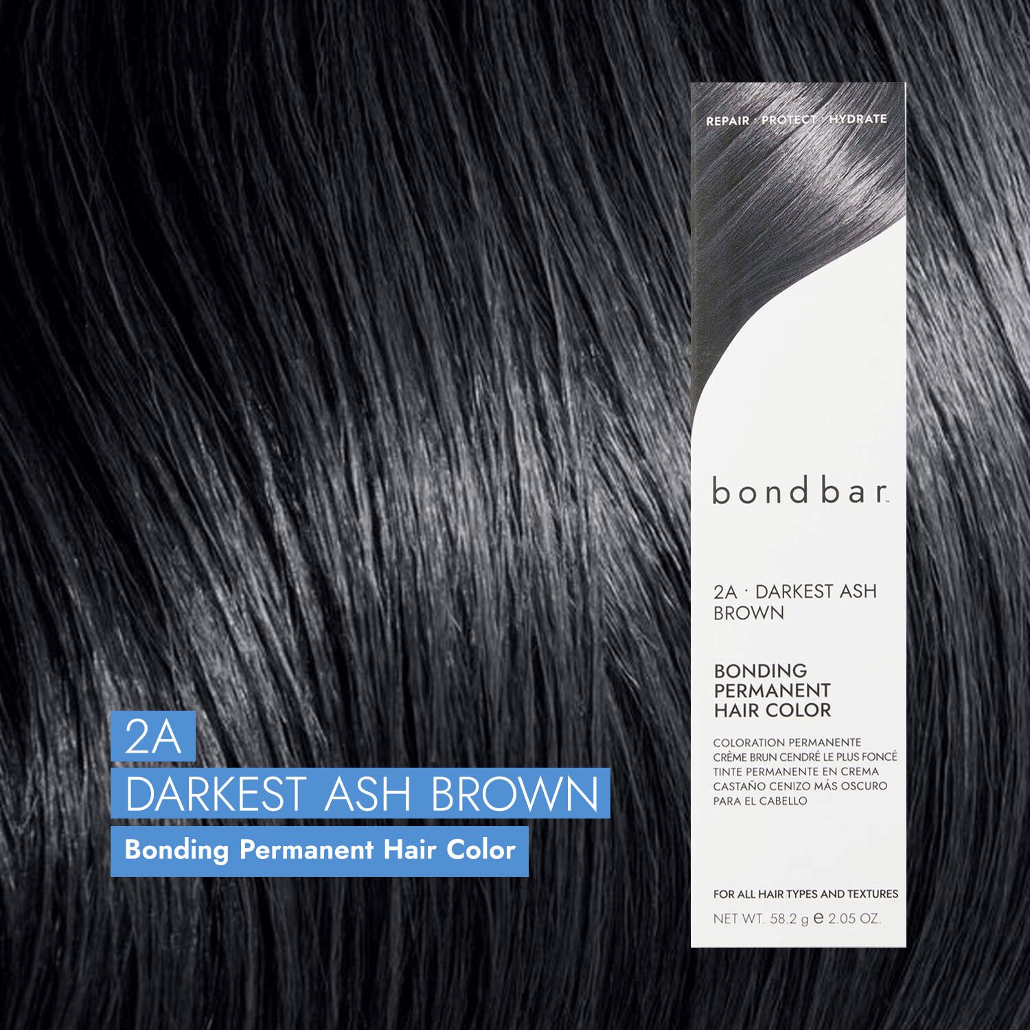bondbar 2A Darkest Ash Brown Bonding Permanent Crème Hair Color | Sally ...