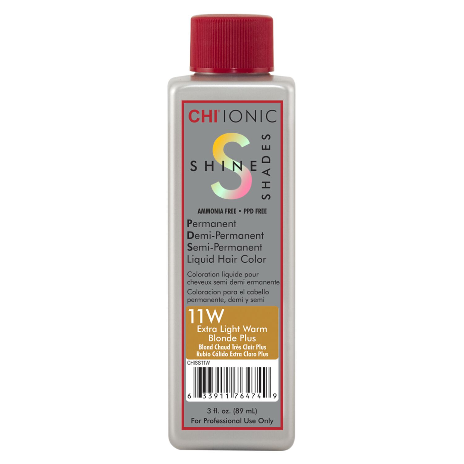 CHI Ionic Shine Shades 11W Extra Light Warm Blonde | Permanent Hair ...