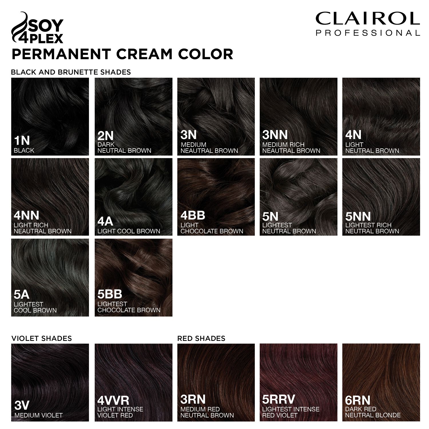 Soy4Plex Permanent Cream Hair Color by Clairol Professional | Permanent ...