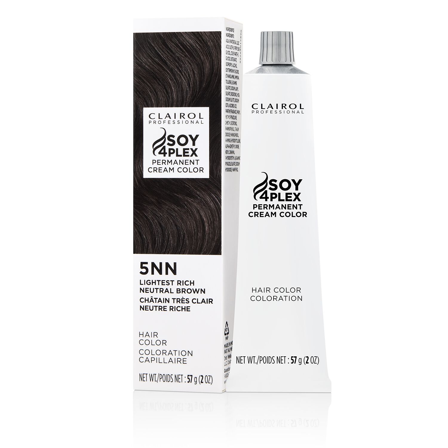 Soy4Plex 5NN Lightest Rich Neutral Brown Permanent Cream Hair Color by ...
