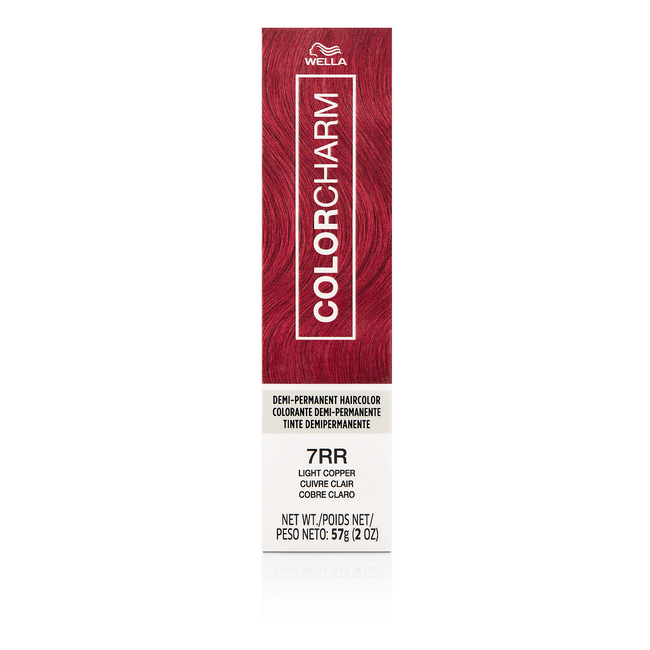 Wella 7RR Light Copper Demi Permanent Cream Hair Color | Color Charm ...