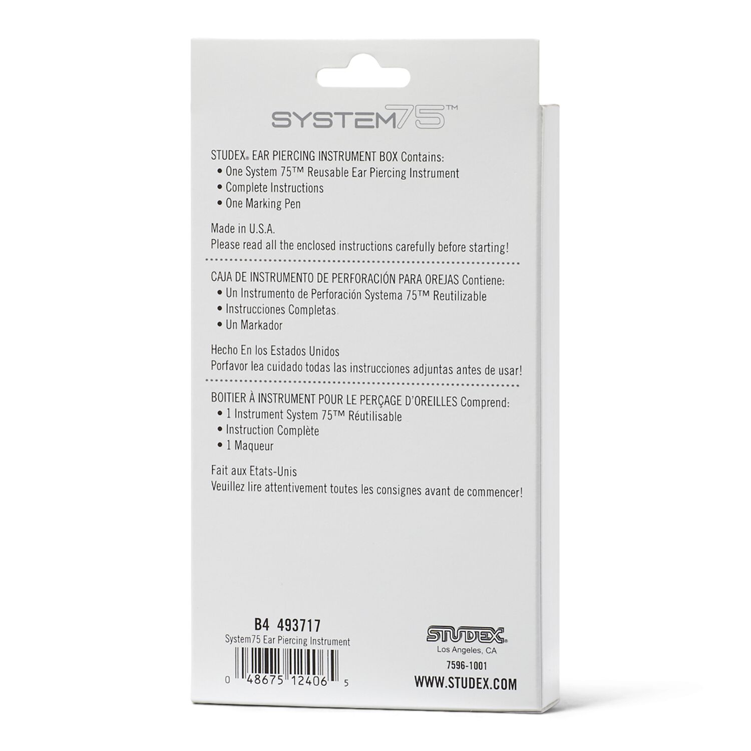 Studex System 75 Ear Piercing Instrument