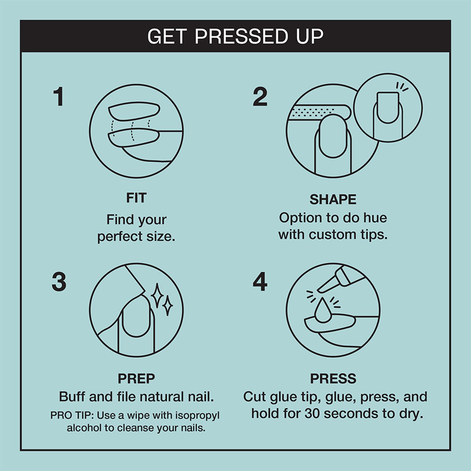 OPI On Point Suzi Without a Paddle Press-On Nails | Sally Beauty