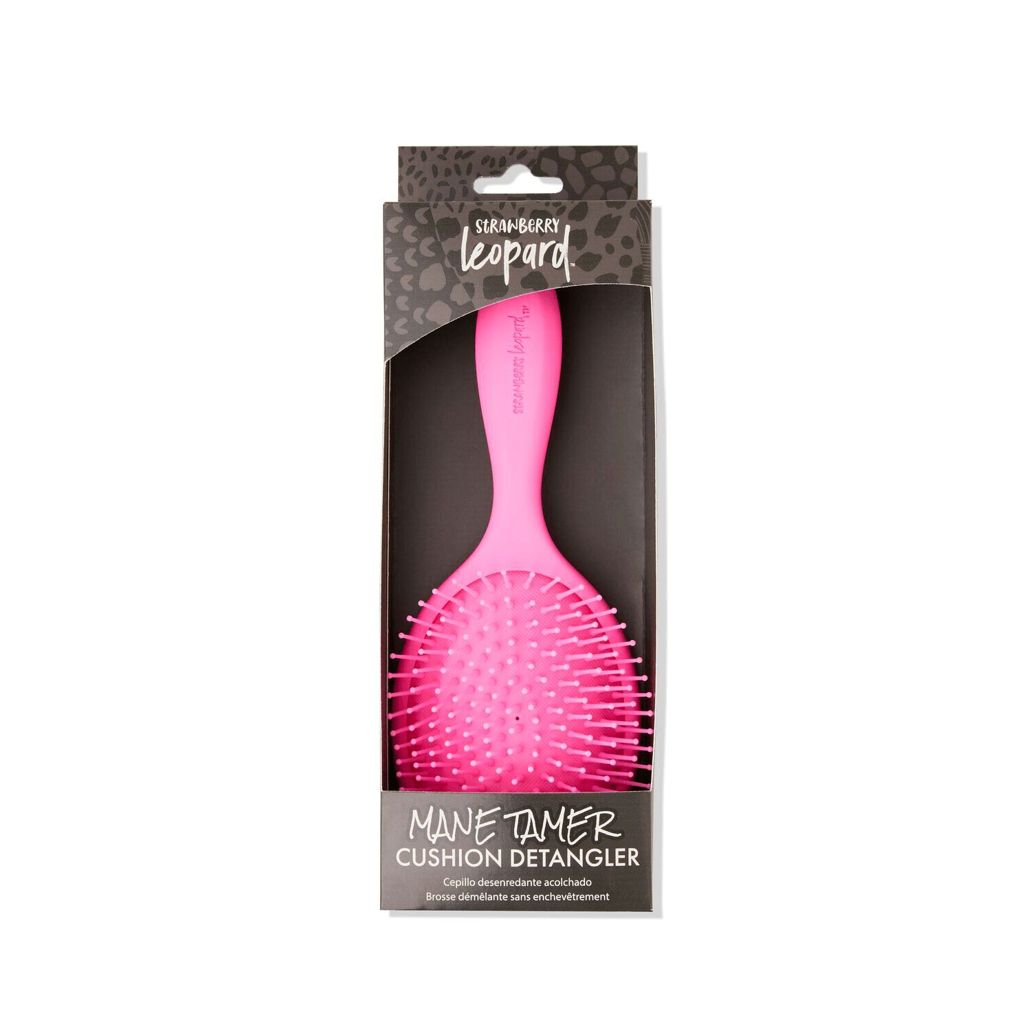 Strawberry Leopard Mane Tamer Cushion Detangler | Sally Beauty