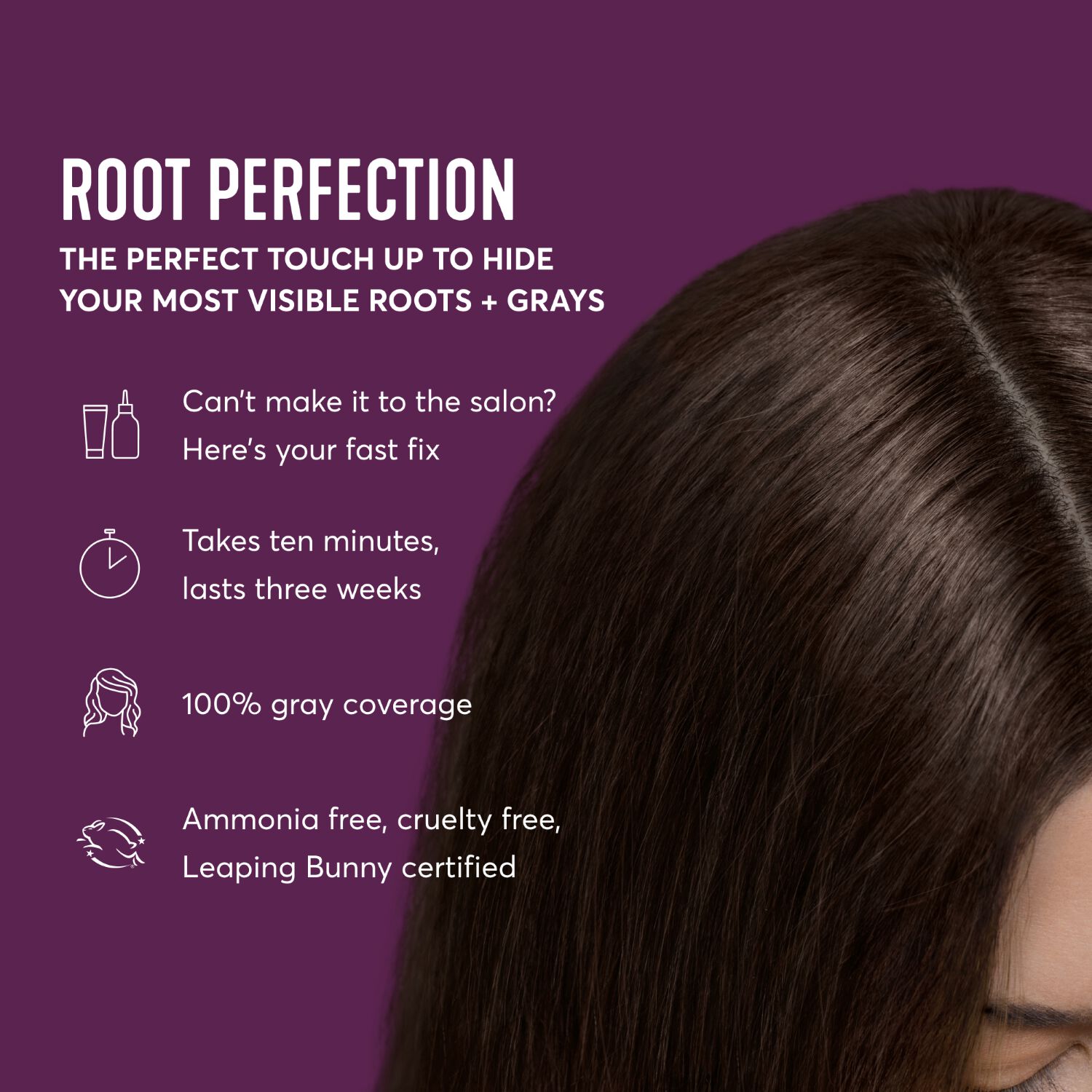 Root Perfection Root Touch Up Permanent Hair Color Kit | Sally Beauty