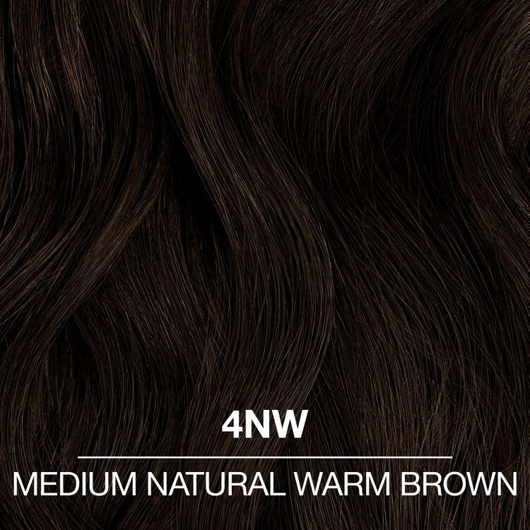 4NW Medium Natural Warm Brown colorcharm Permanent Liquid Hair Color by ...