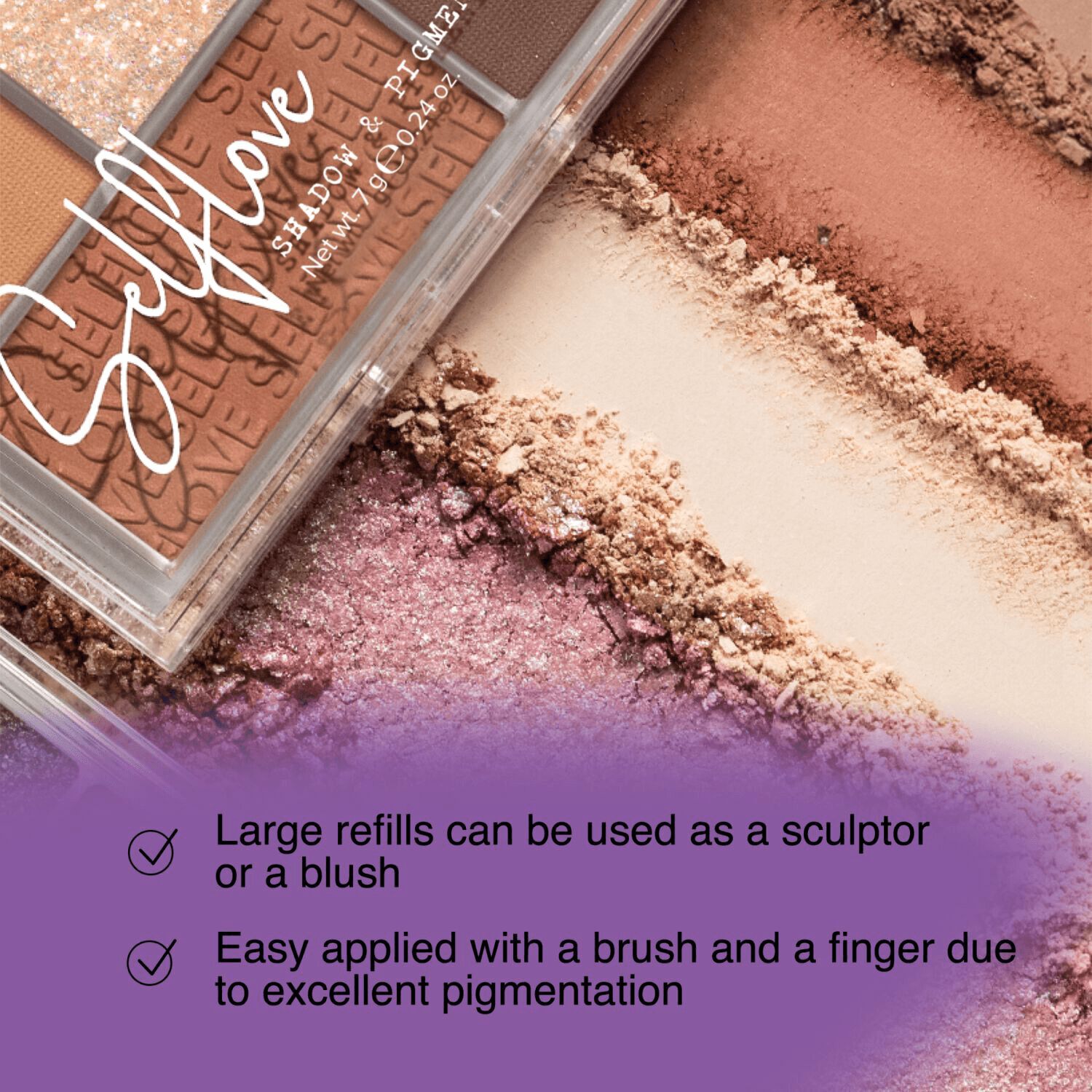 LAMEL SELFLOVE Shadow & Pigment Palette | Sally Beauty