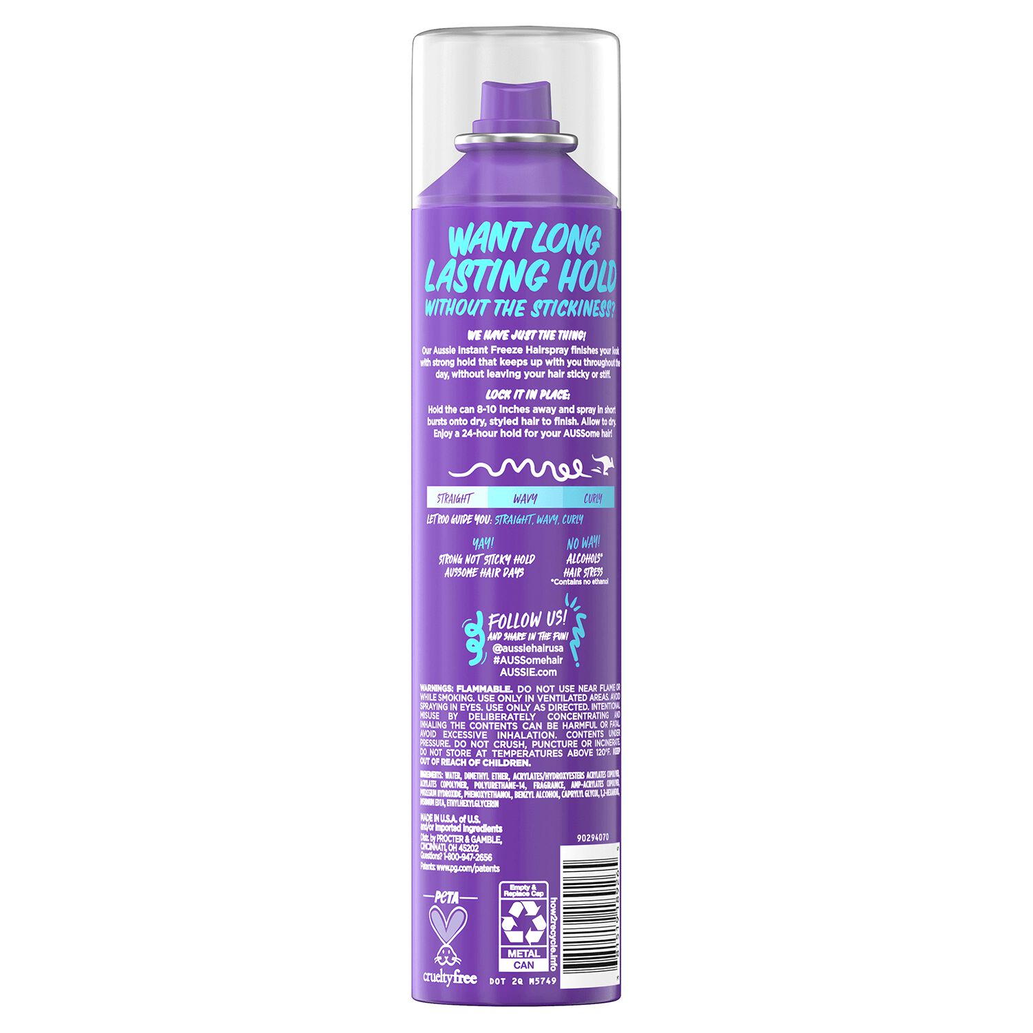 Aussie Hairspray Instant Freeze Aero 10 oz | Hairspray | Sally Beauty