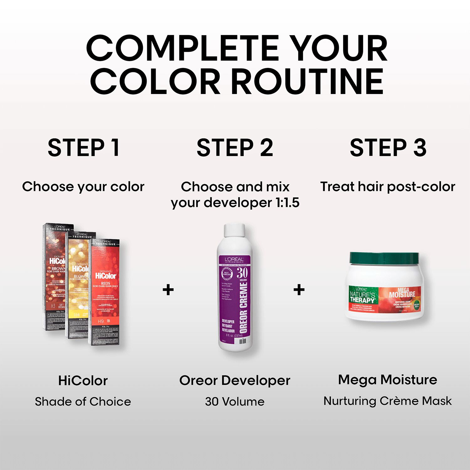 Loreal H21 Black Onyx Permanent Hair Color - Black Hair Color | Sally ...