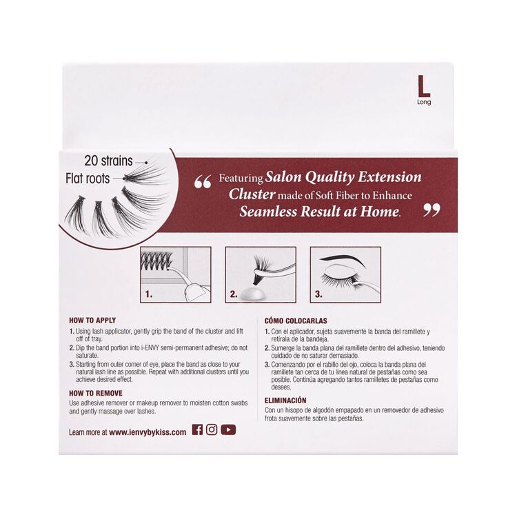 KISS i-ENVY 20D Extension Cluster Long | Sally Beauty