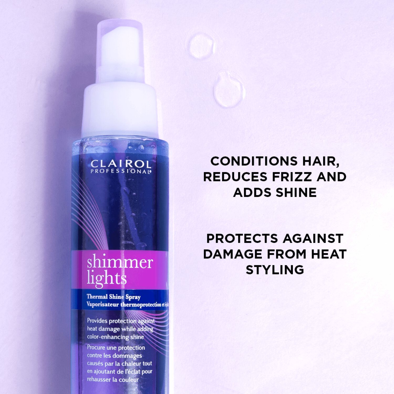 Clairol Shimmer Lights Thermal Shine Spray | Heat Protection | Sally Beauty