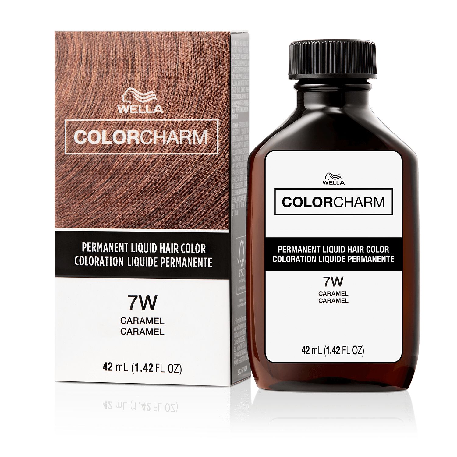 7W Caramel colorcharm Permanent Liquid Hair Color by Wella | Hair Color ...