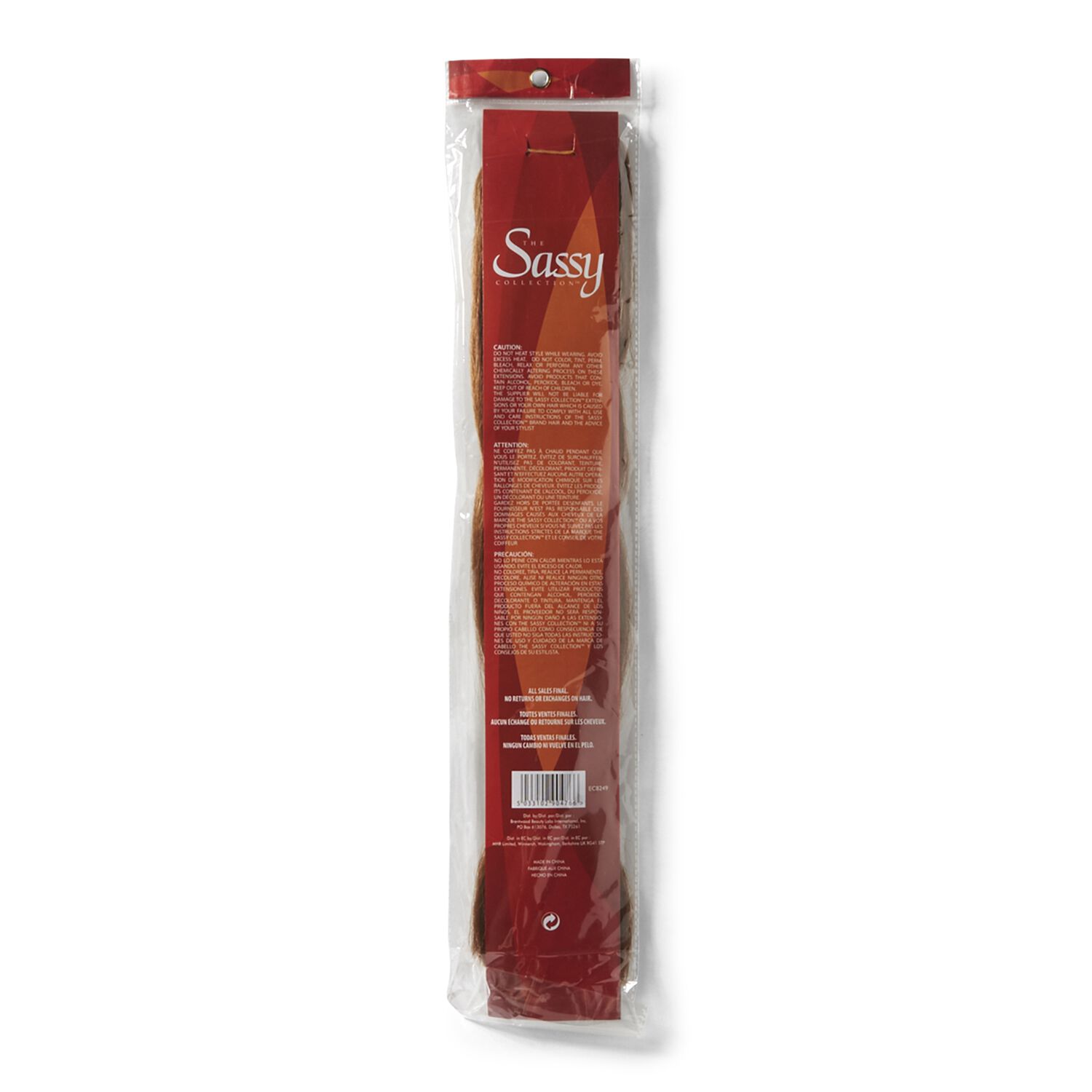 The Sassy Collection Light Auburn Kanekalon Jumbo Braid