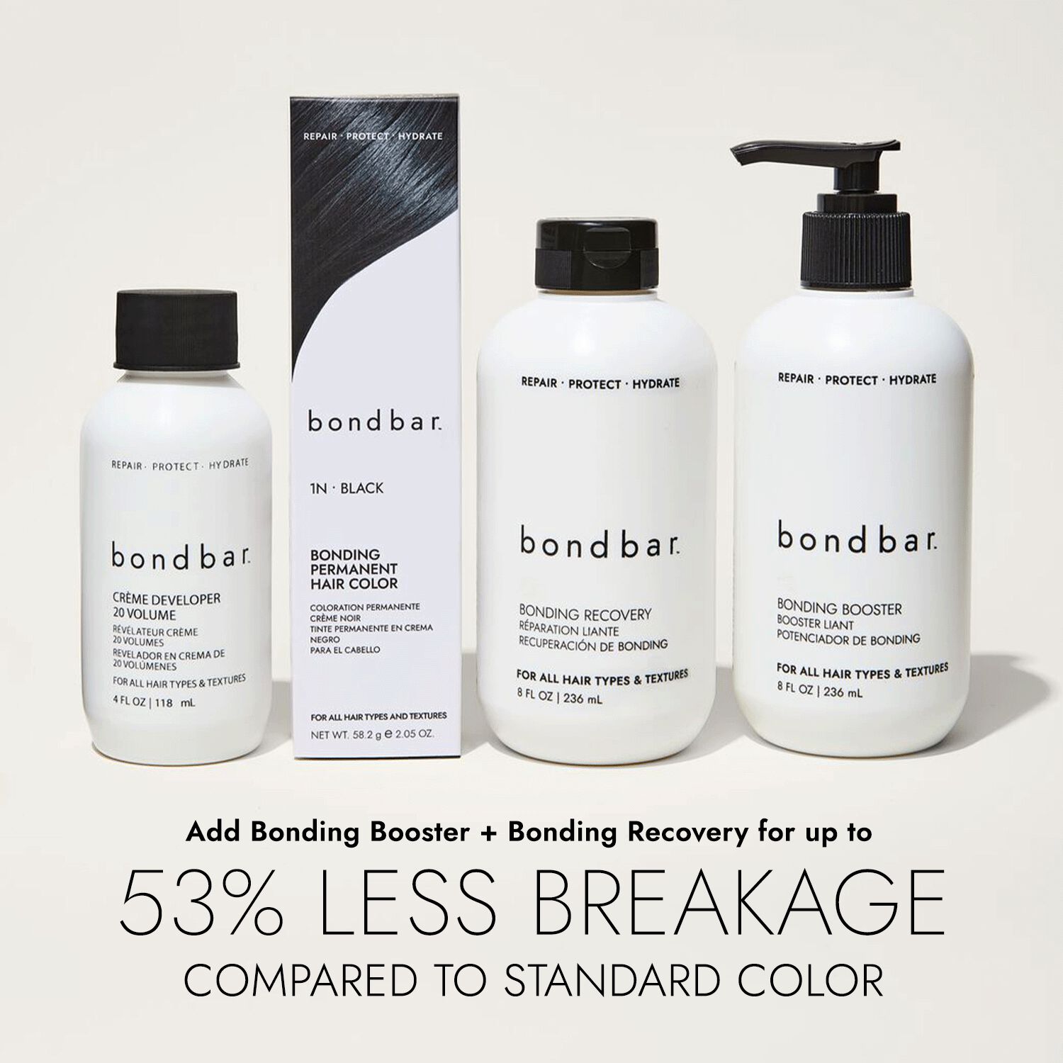 bondbar 3NN Dark Intense Brown Bonding Permanent Crème Hair Color ...