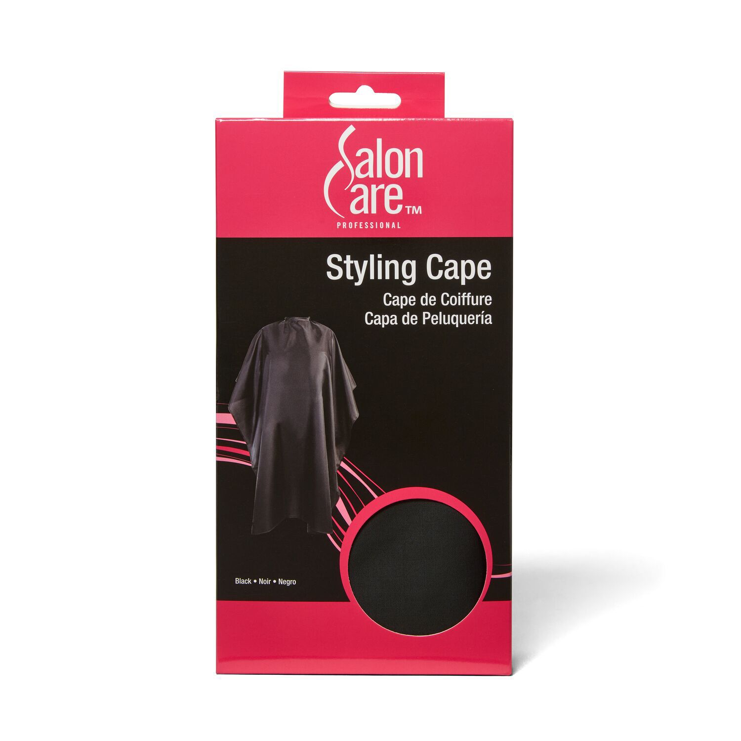 Salon Care Solid Black Styling Cape | Sally Beauty
