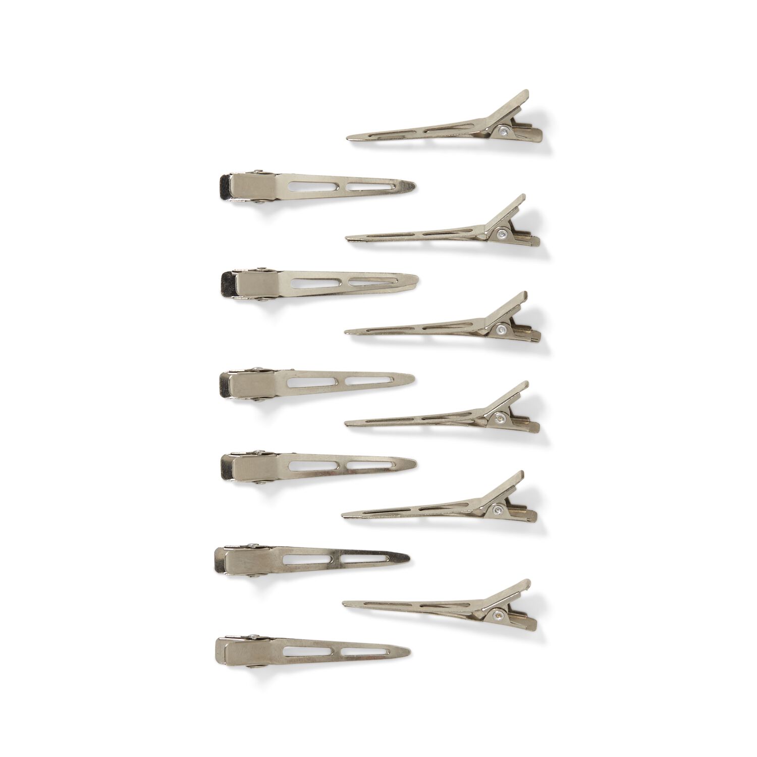 Salon Care Metal Single Prong Curl Clips 12 ct | Hair Clips