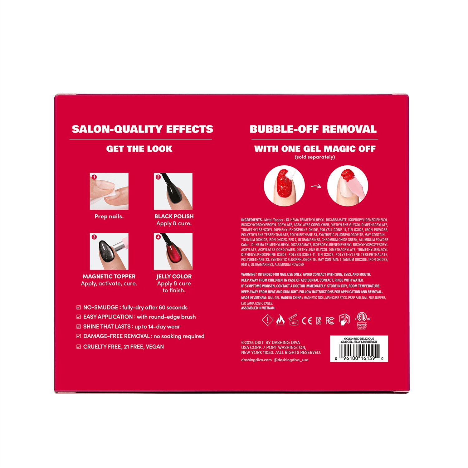Dashing Diva One Gel Jelly Starter Kit Red Delicious | Sally Beauty