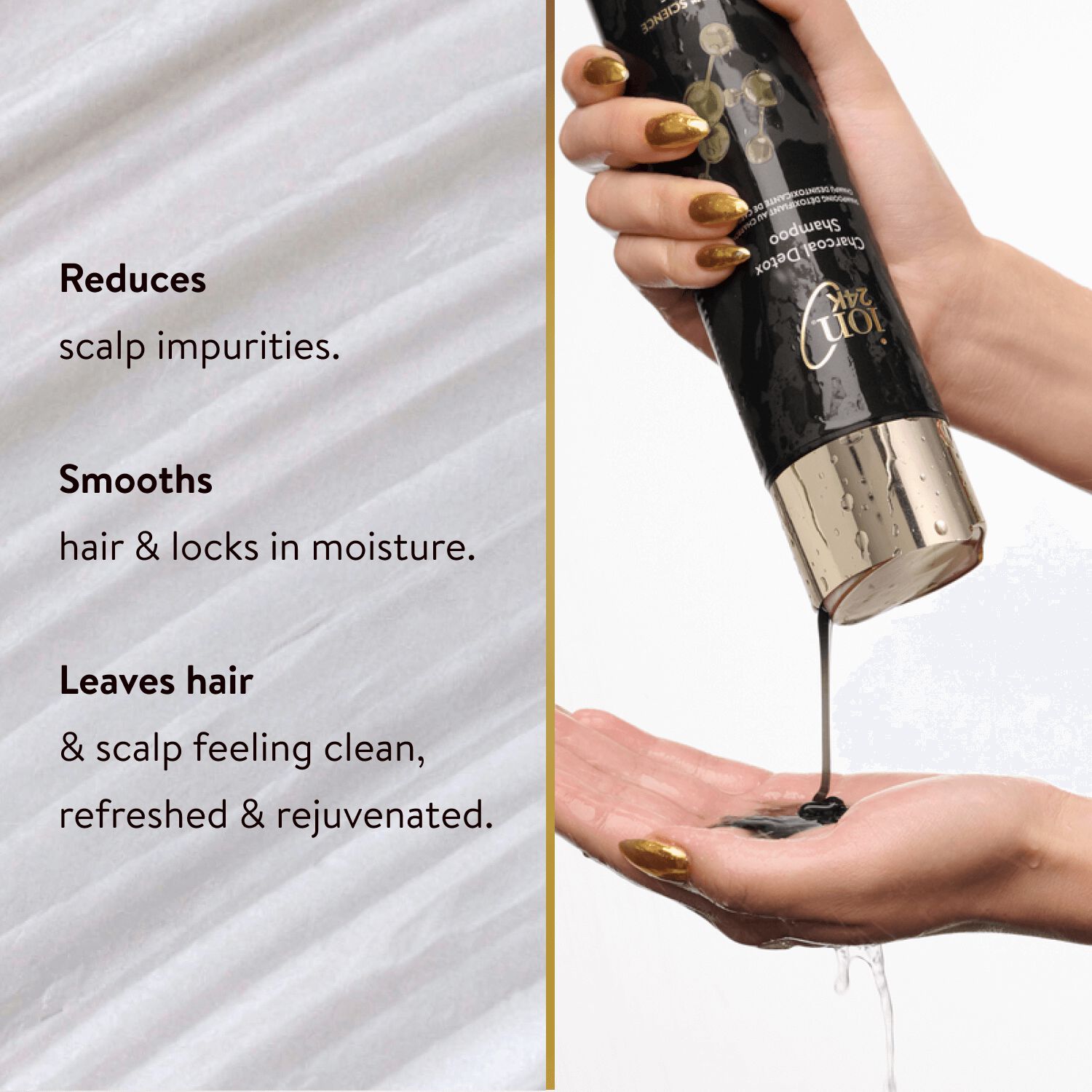 ion Charcoal Detox Shampoo | ion24K | Sally Beauty