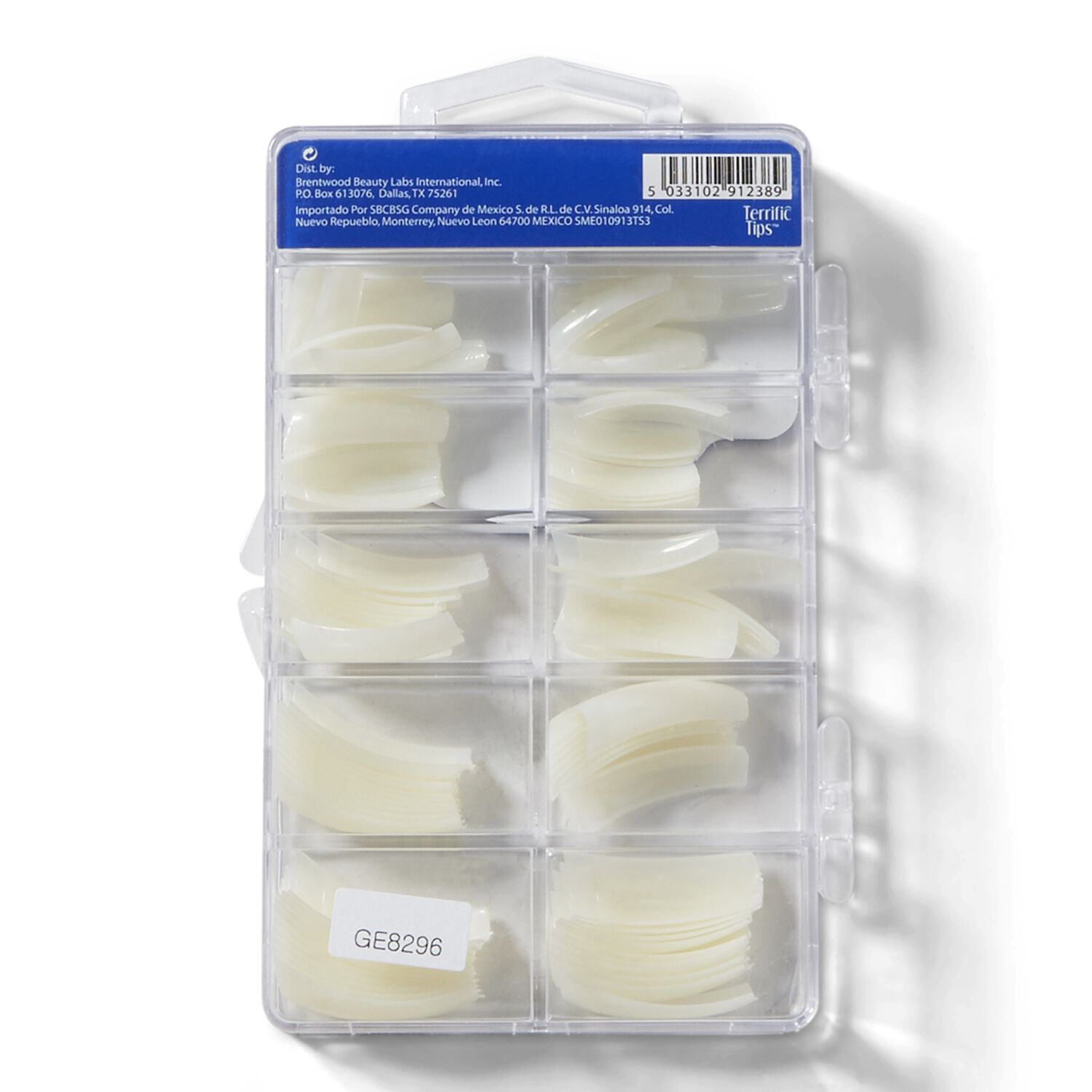 Terrific Tips Perfect Fit Natural Nail Tips 100 ct | Nail Tips