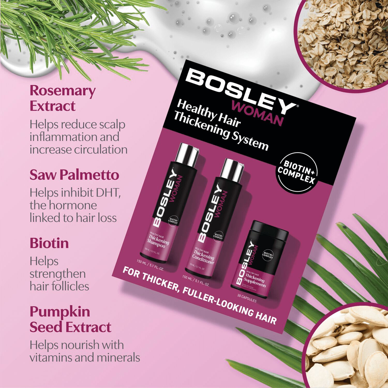 Bosley Women's Healthy Hair Thickening System | Sally Beauty