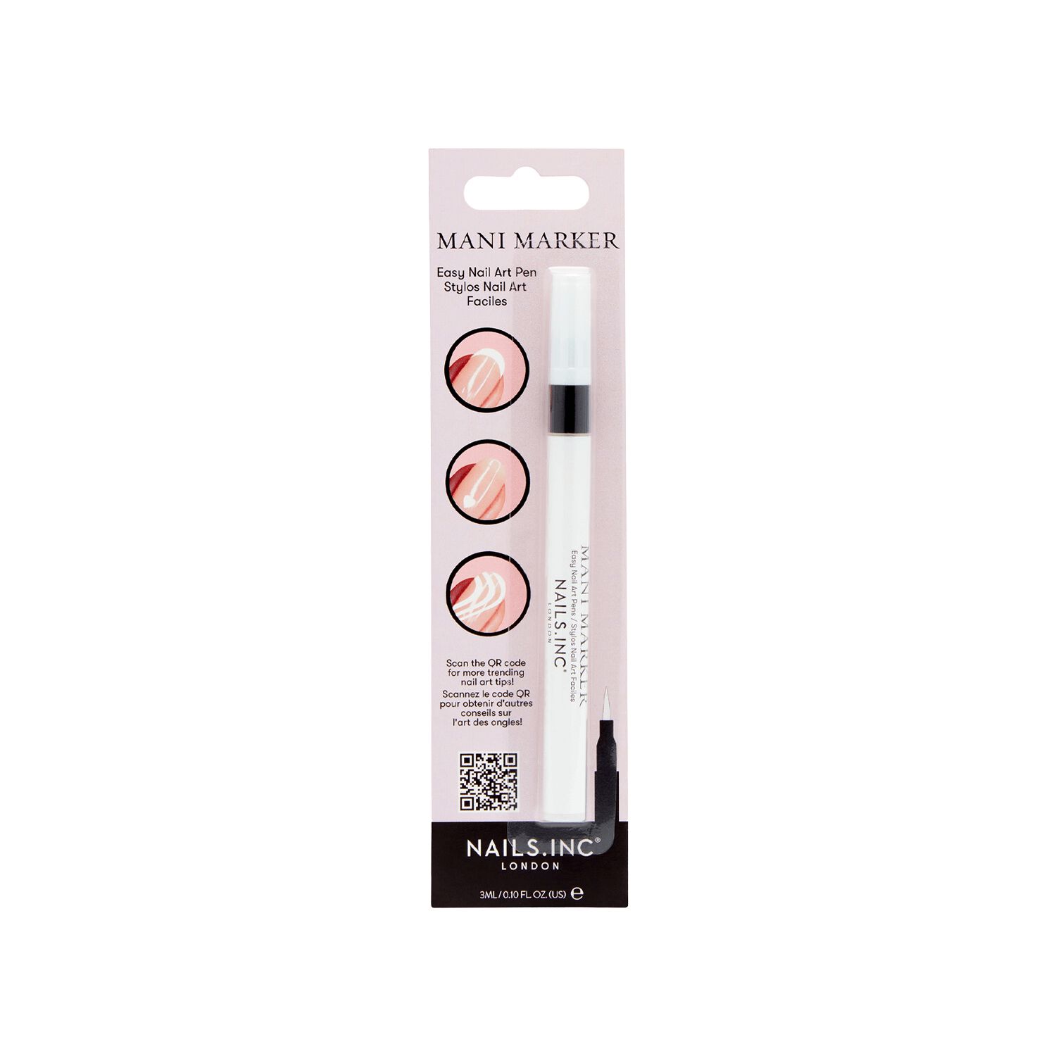 Nails INC White Mani Marker | Nail Polish Mani Marker | Sally Beauty
