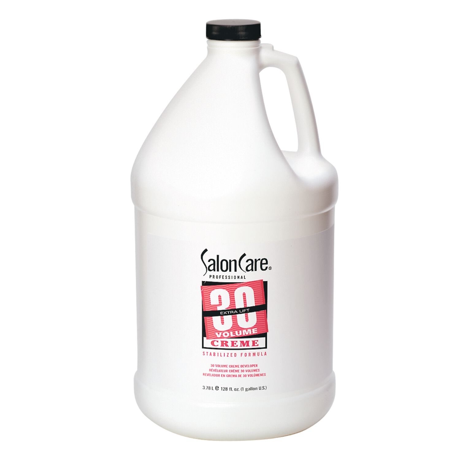 Salon Care 30 Volume Creme Developer 1 Gallon- Hair Color Developer ...