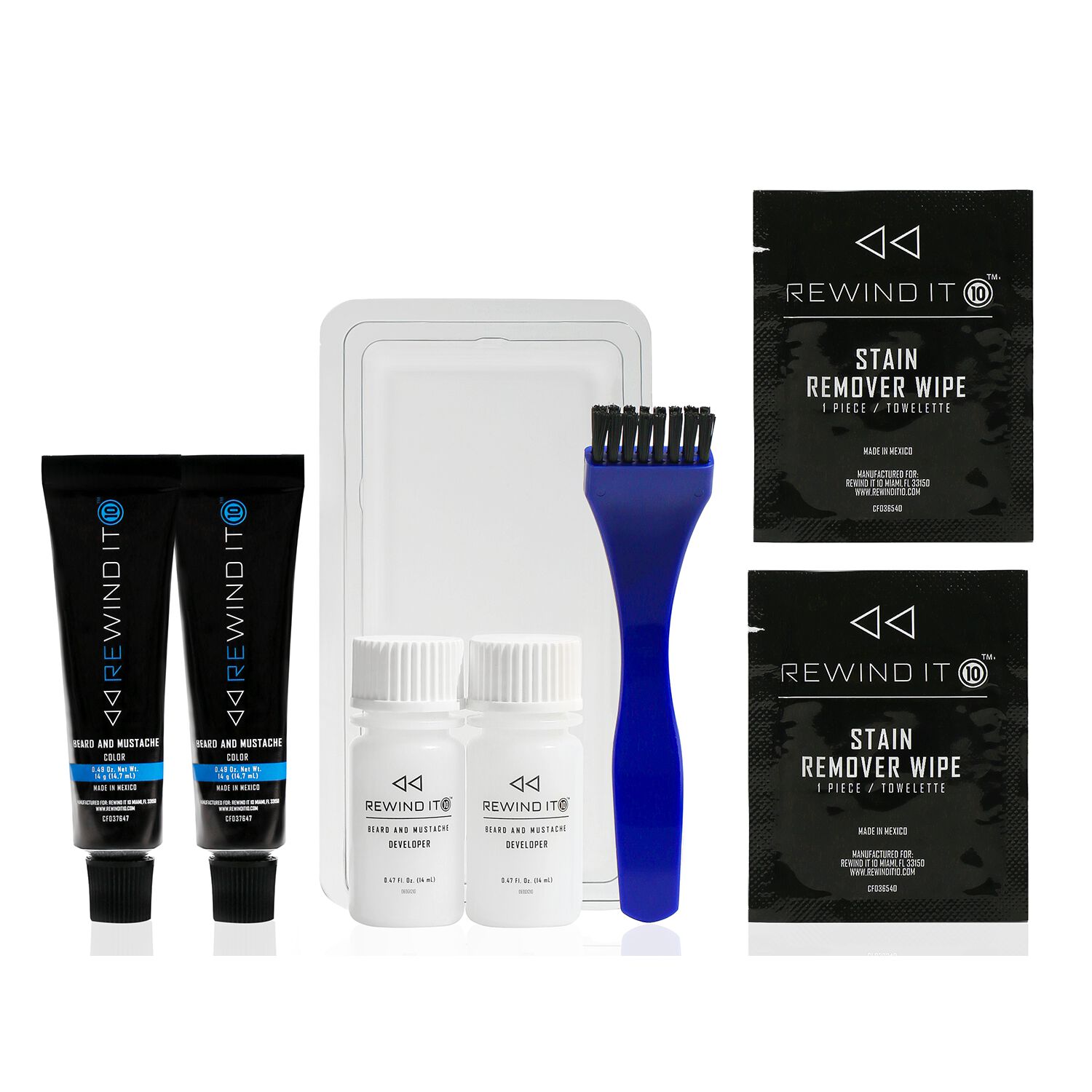 Rewind It 10 Medium Blonde Men's Beard and Mustache Color | Hair Color ...