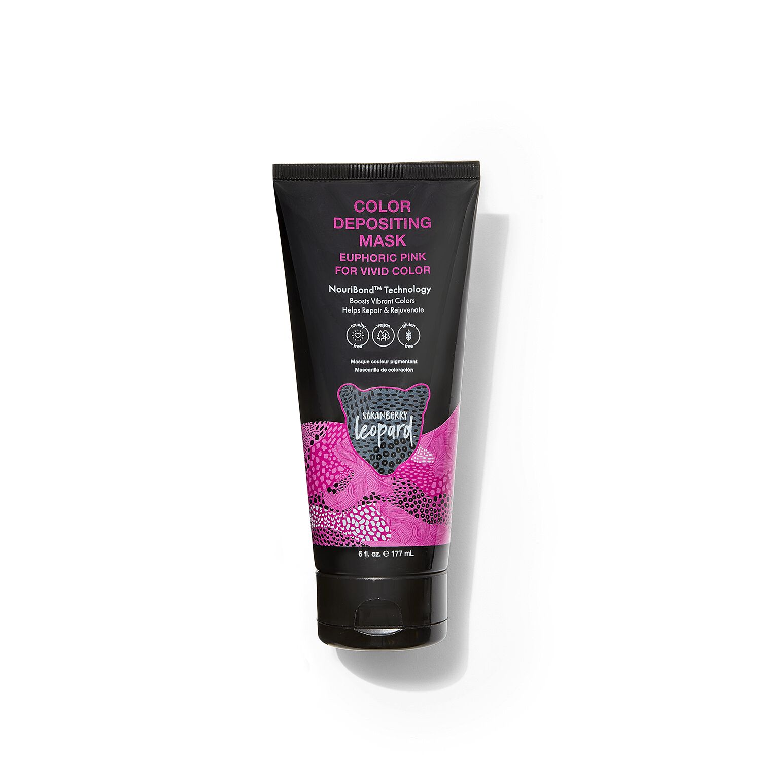 Strawberry Leopard Euphoric Pink Color Depositing Hair Mask | Color ...