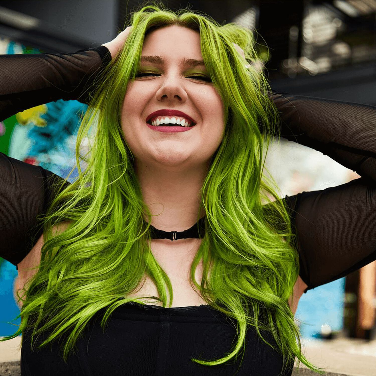 Strawberry Leopard In the Limelight Neon Semi Permanent Conditioning Hair Color | Sally Beauty