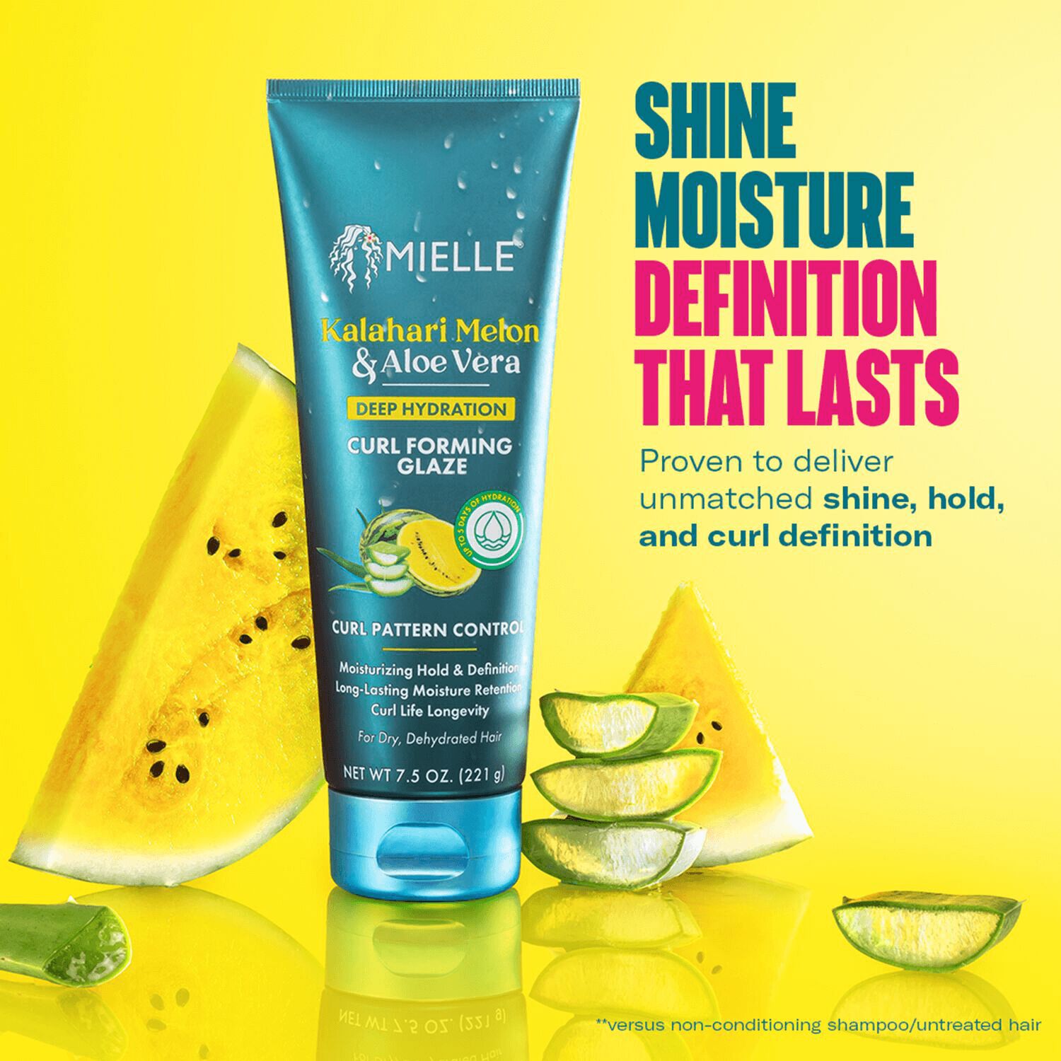 Mielle Kalahari Melon & Aloe Vera Curl Forming Glaze 7.5 oz | Sally Beauty