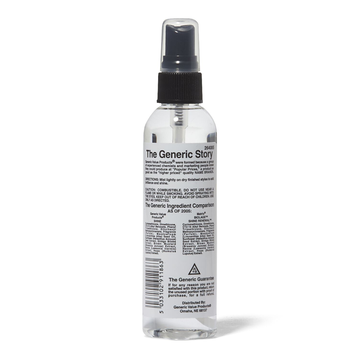 GVP Shine Compare to Matrix Biolage Shine Renewal