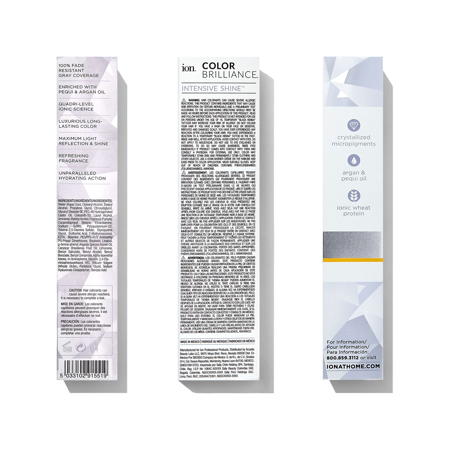 Ion 9N Very Light Blonde Permanent Creme Hair Color by Color Brilliance ...