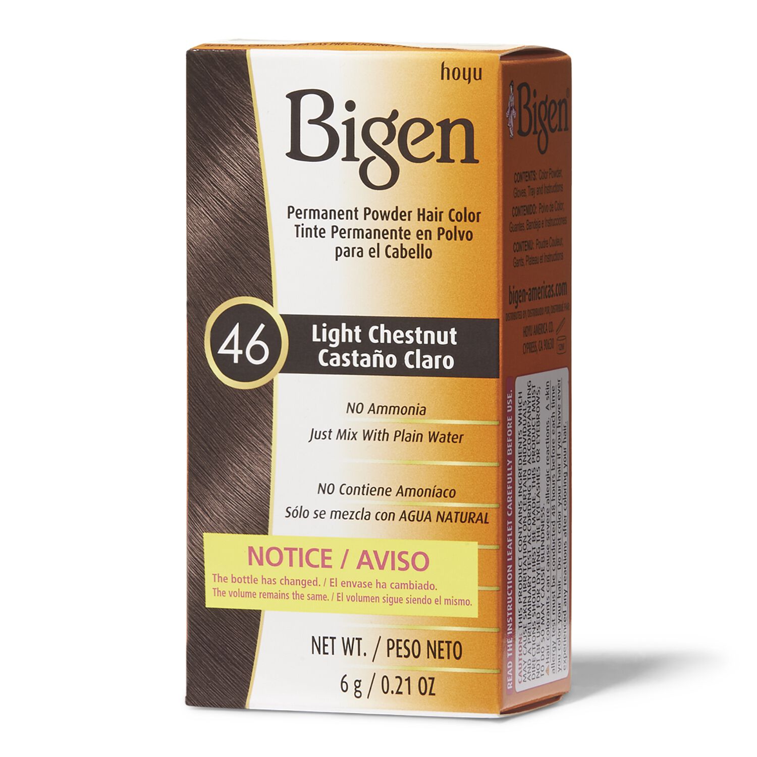 Light Chestnut Permanent Powder Hair Color by Bigen | Permanent Hair ...
