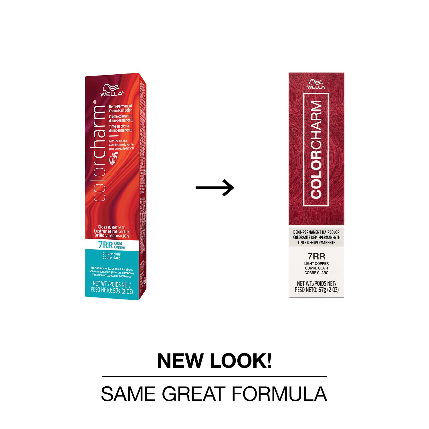 Wella 7RR Light Copper Demi Permanent Cream Hair Color | Color Charm ...