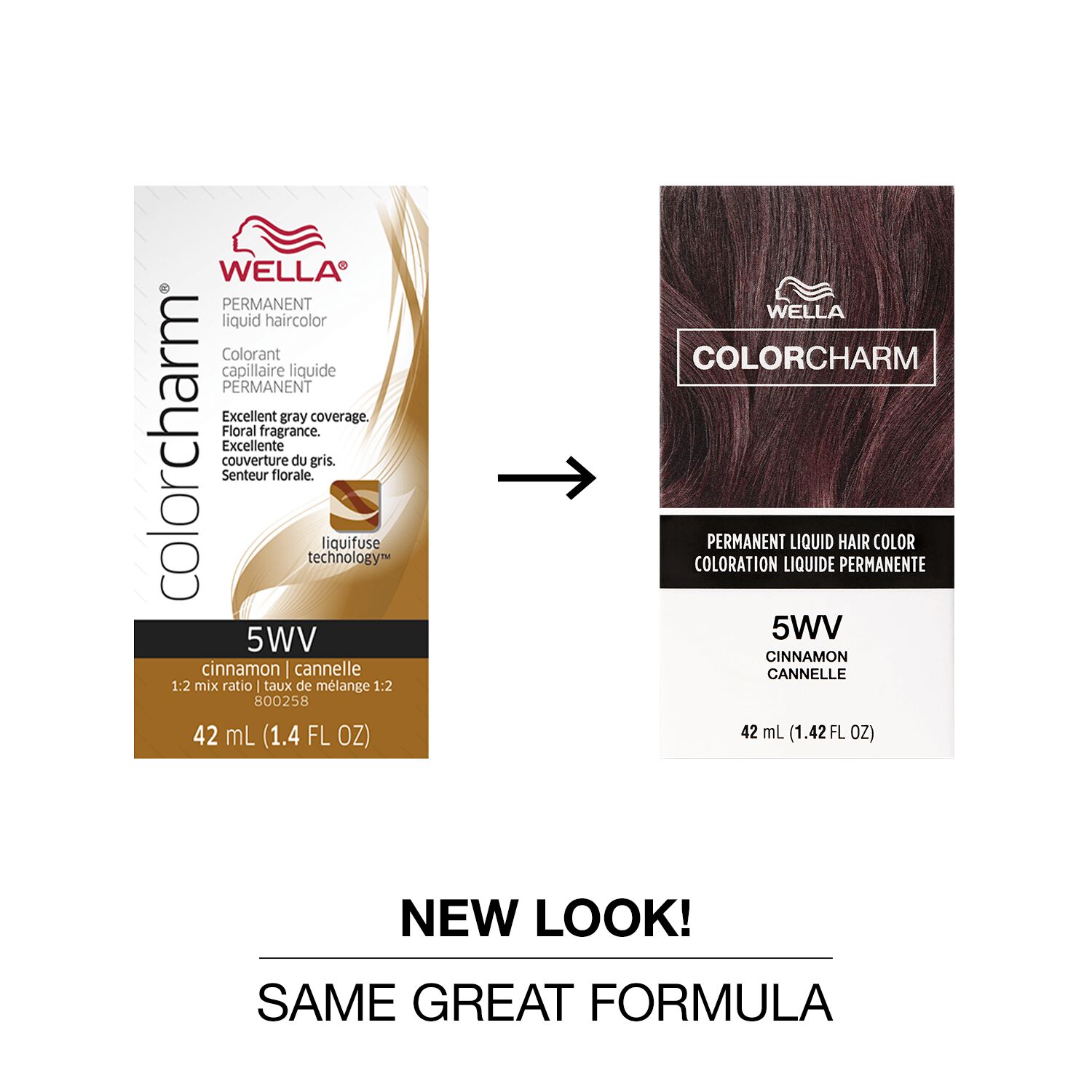 Wella Cinnamon Color Charm Liquid Permanent Hair Color