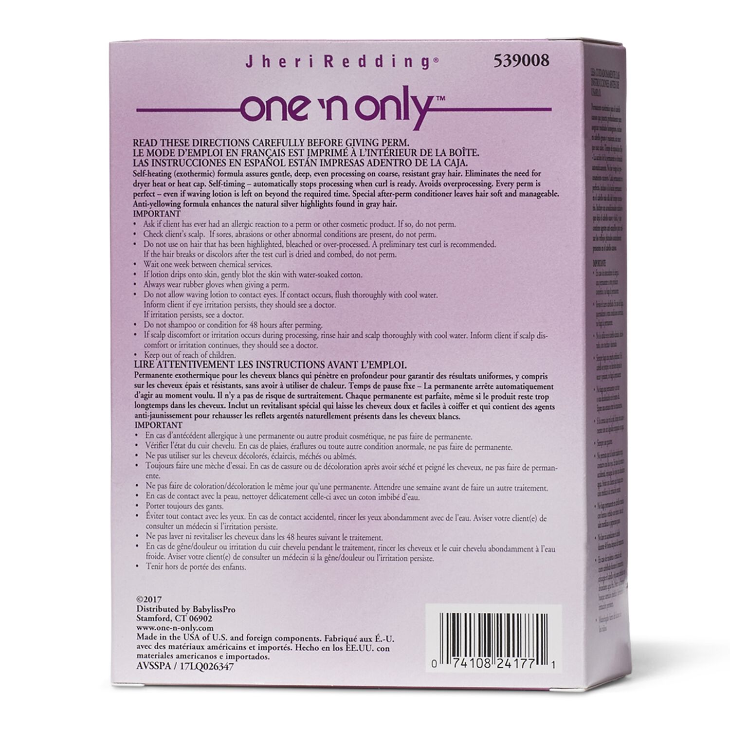 One 'n Only Shiny Silver Perm