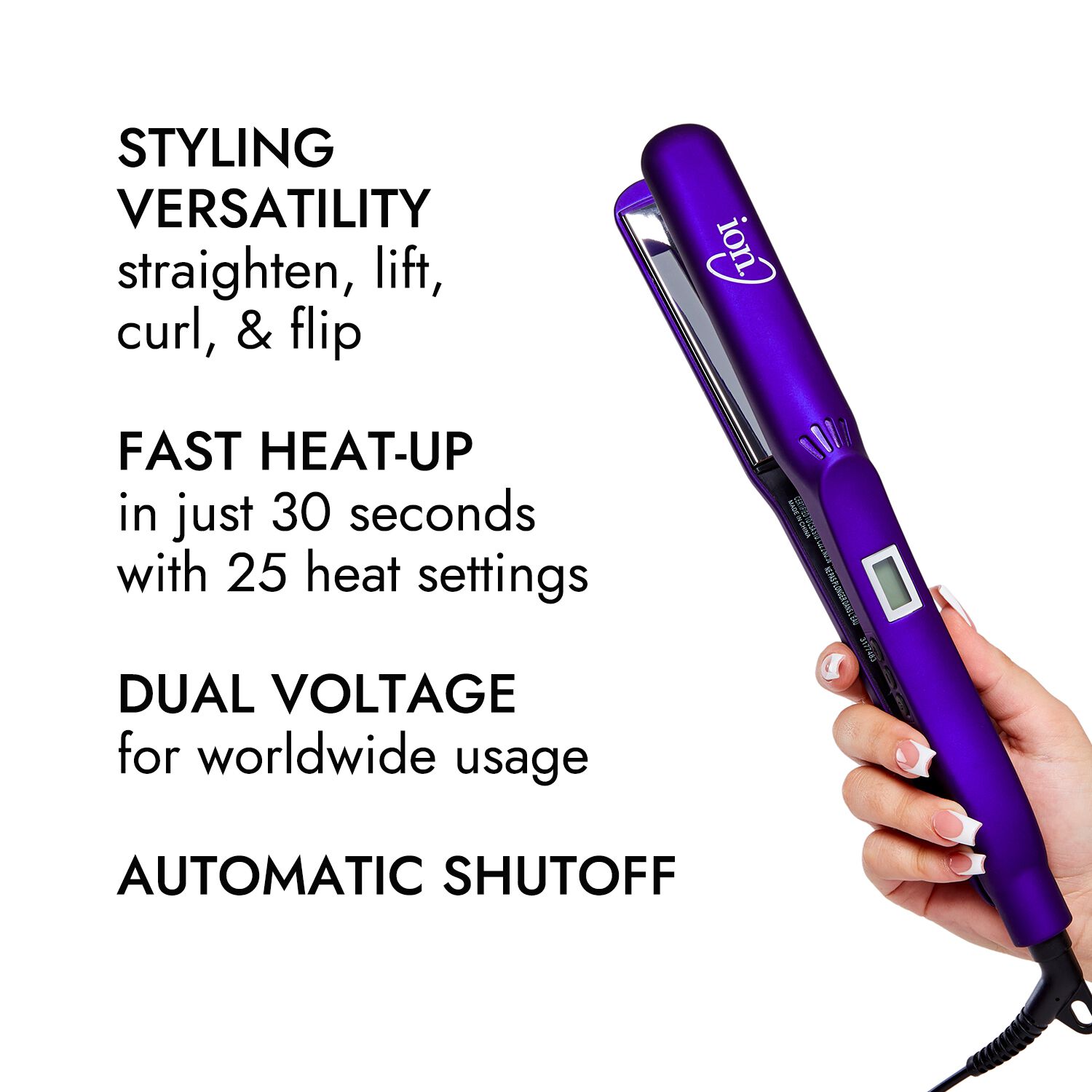 Gator Digital Titanium Flat Iron (1 in) by Ion | Flat Irons | Sally Beauty