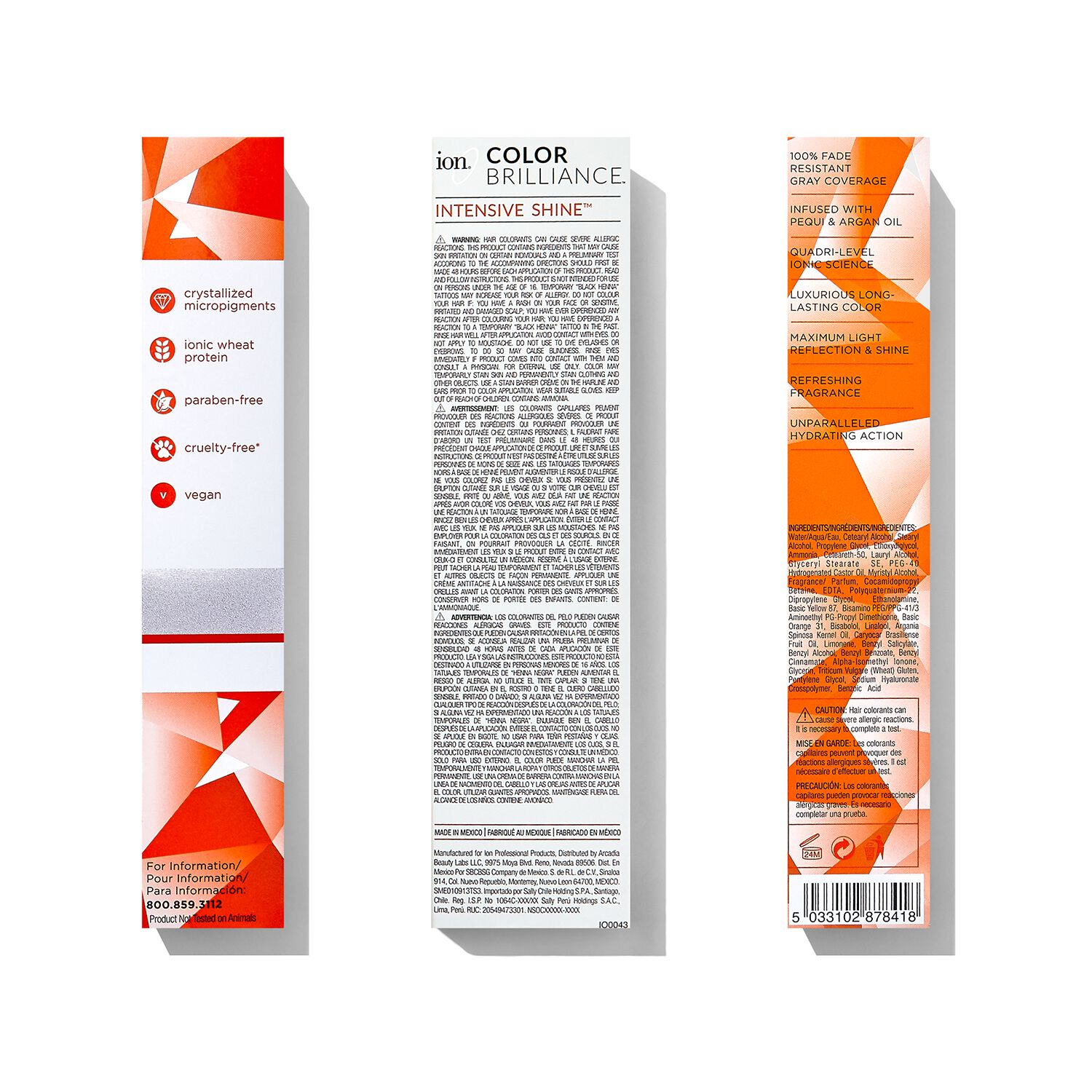 Ion True Tones for Dark Hair Permanent Crème Hair Color Copper ...