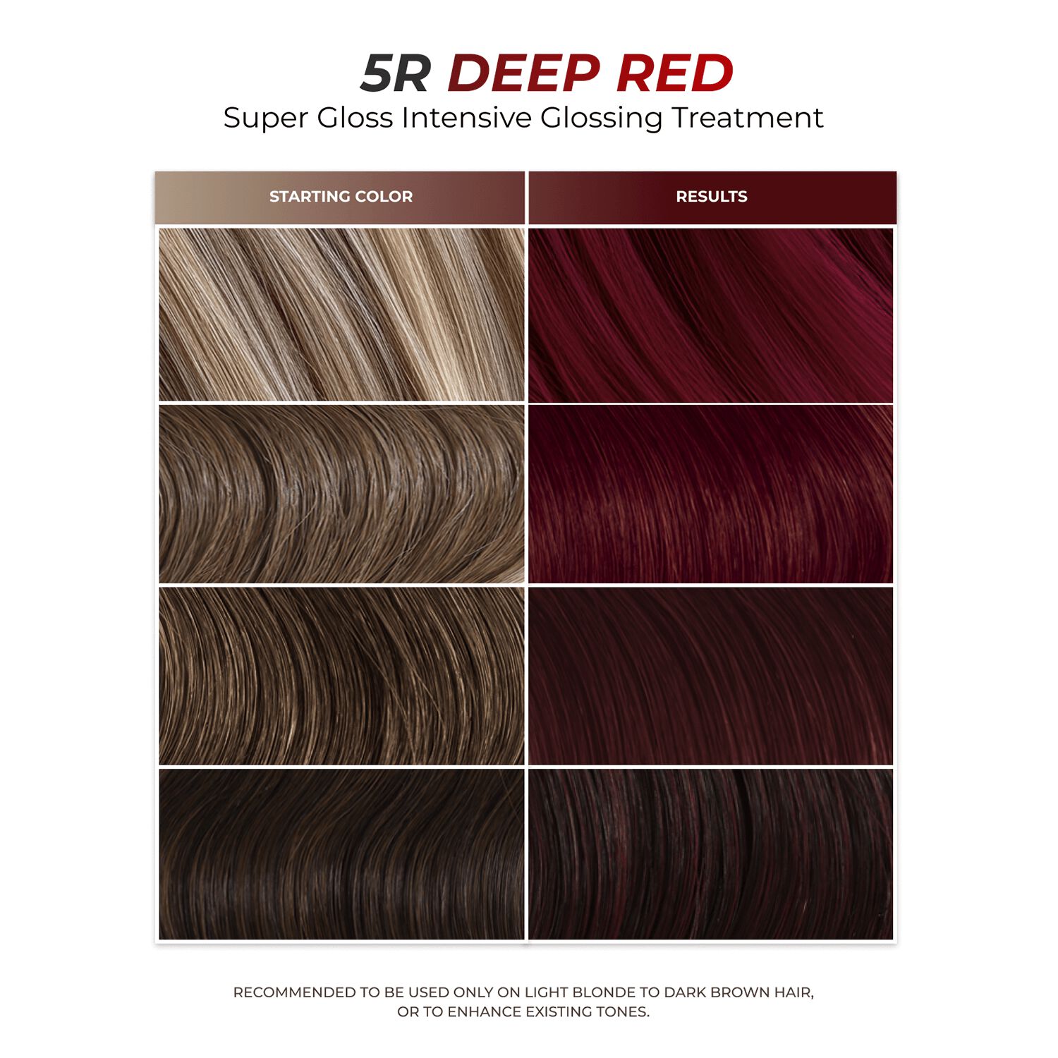 XMONDO 5R Deep Red Brown Super Gloss Intensive Glossing Treatment ...