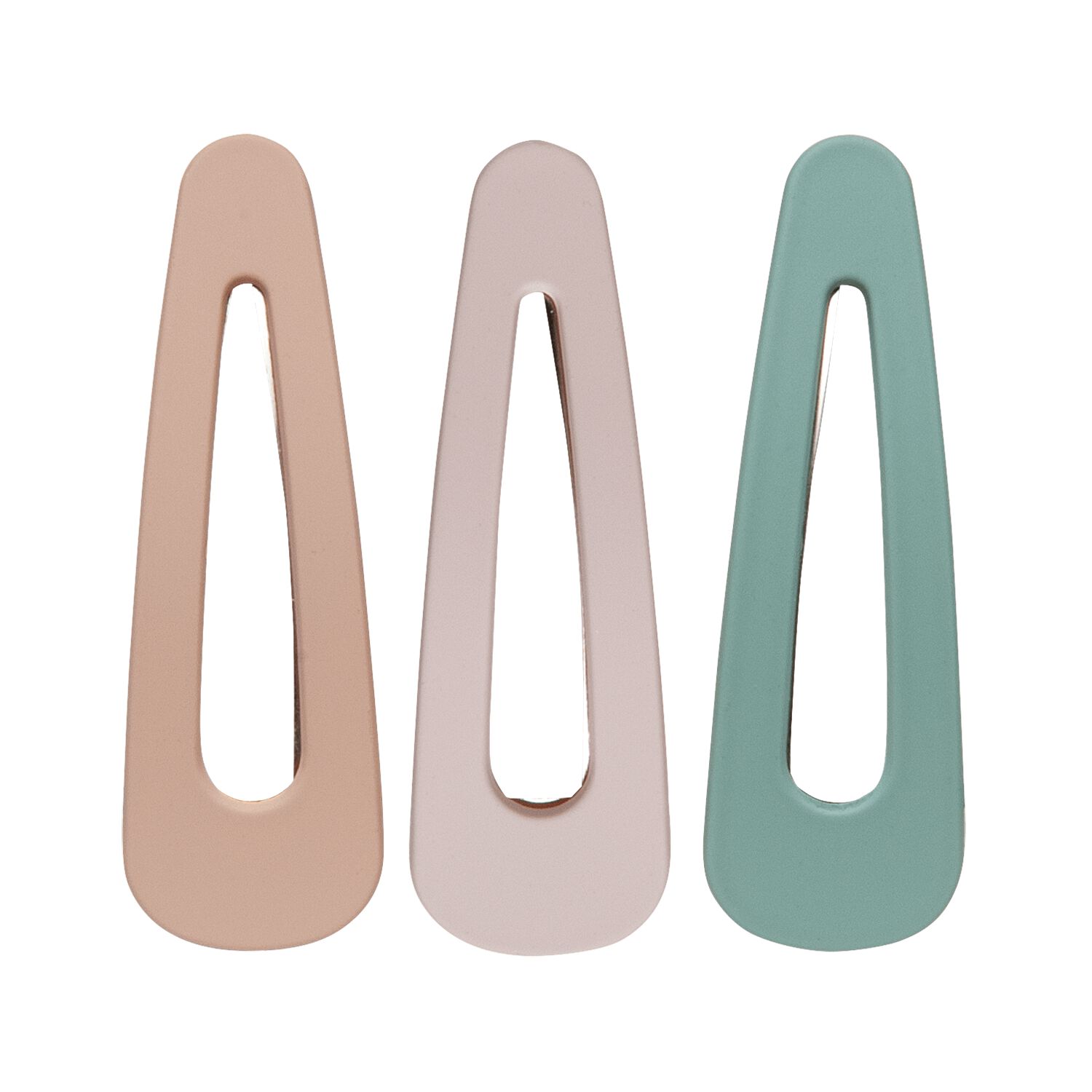 The Hair Edit Snap Triangles Matte Pastel Clips | Hair Accessories ...