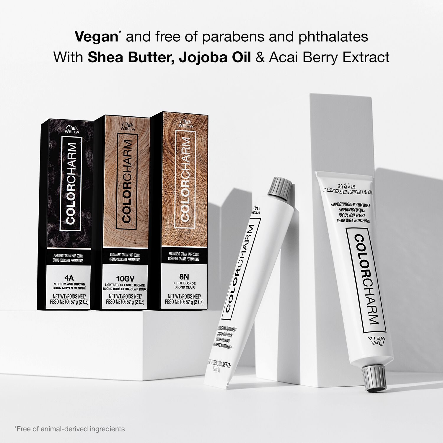 Wella colorcharm 6NN Intense Dark Blonde Permanent Cream Hair Color ...