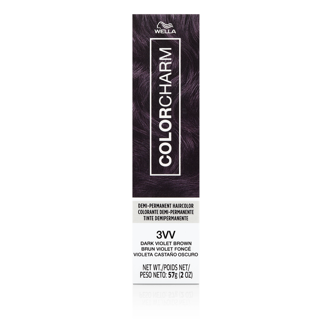Wella 3VV Dark Violet Brown Demi Permanent Cream Hair Color | Color ...