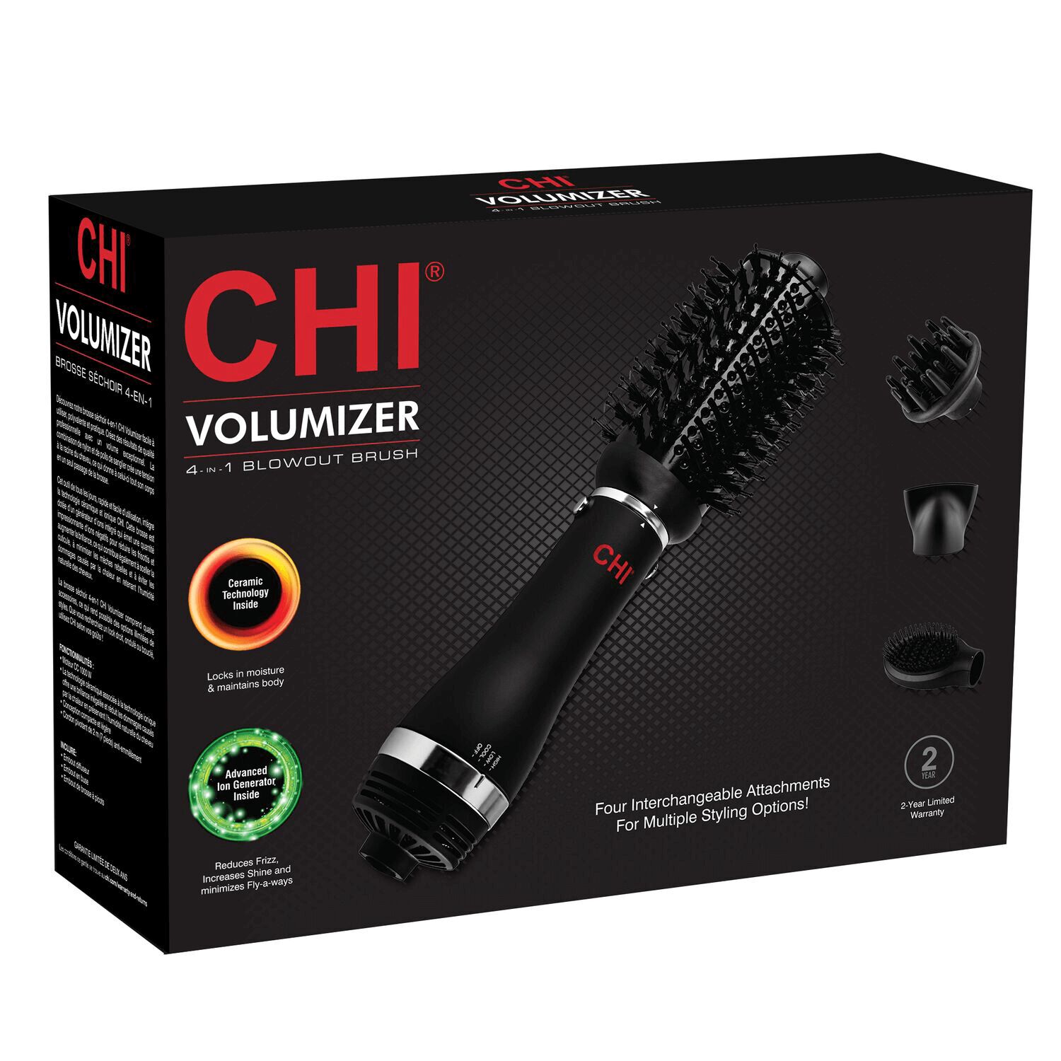 CHI Volumizer 4-In-1 Blowout Brush | Hair Dryer | Sally Beauty