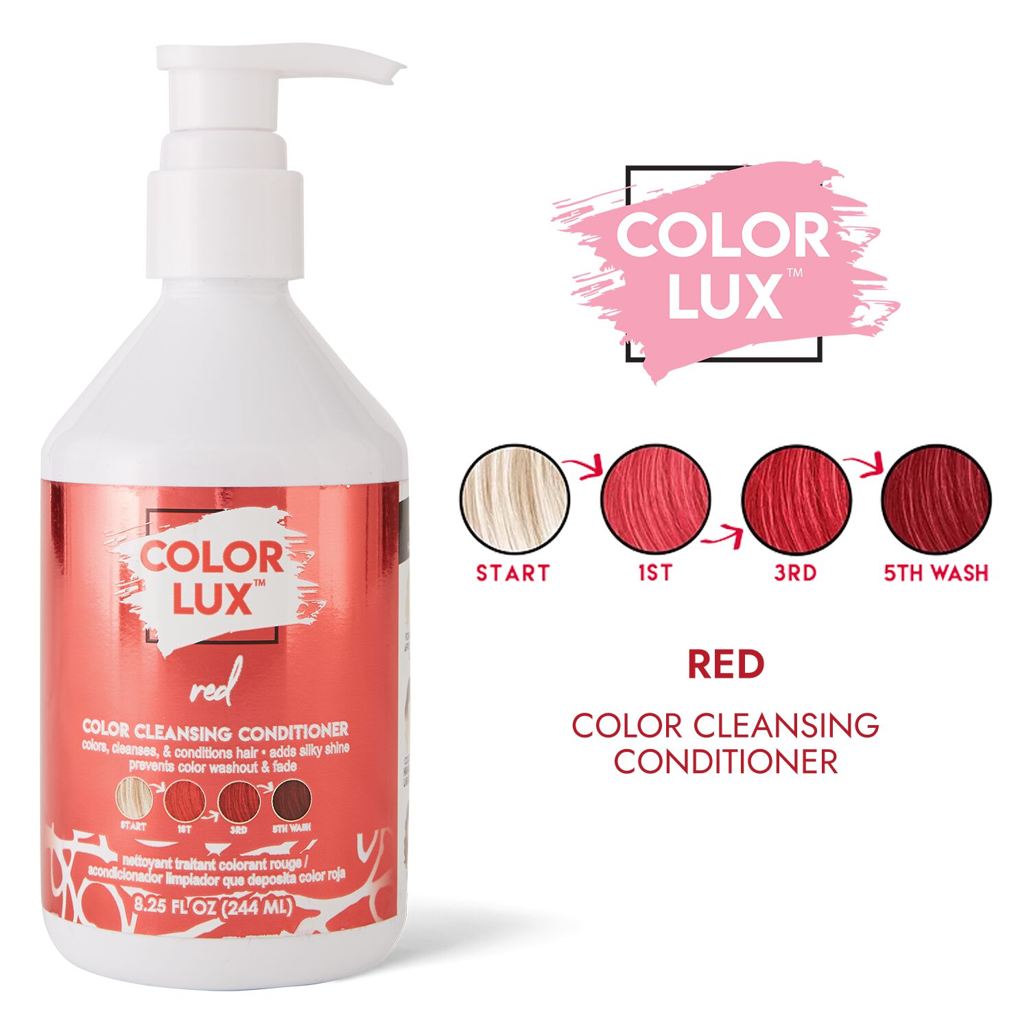 Color Lux Color Cleansing Conditioner Red | Color Protection ...