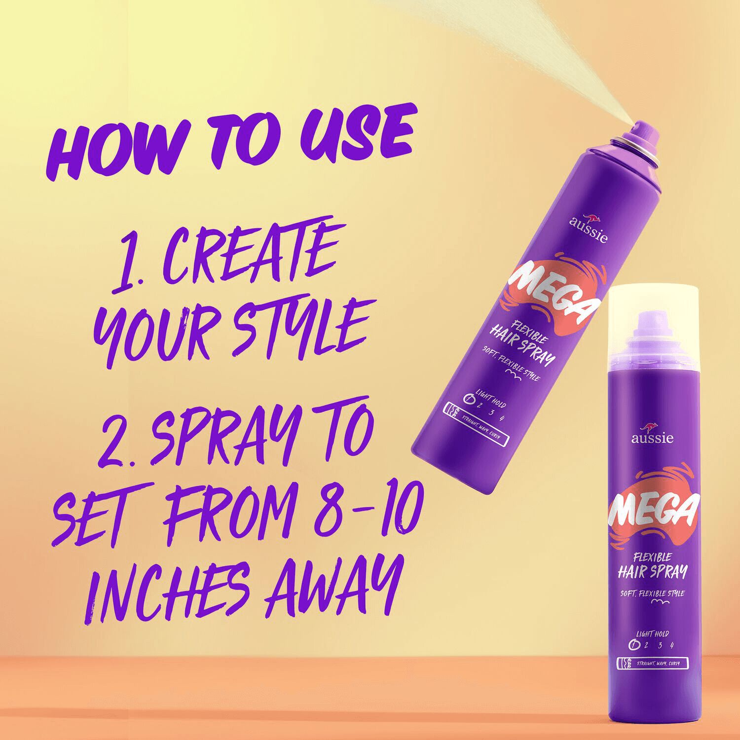 Aussie Mega Hairspray | Sally Beauty
