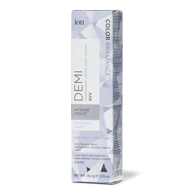 Intense Violet - Ion Color Brilliance Demi-Permanent Creme Hair Color ...